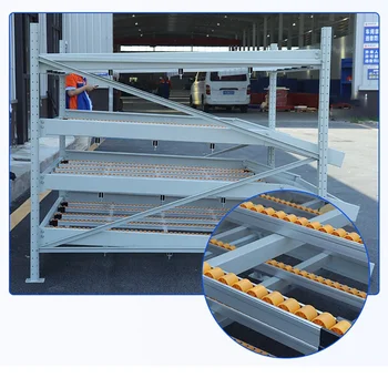 Customizable Steel Storage Carton Flow Pallet Rack Multi-level Workshop ...