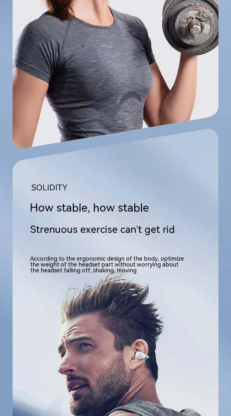 Tws Q71 Mini Stereo Wireless Earphones Bt5.3 Touch Game Earphone Clip Design Sports Running ...