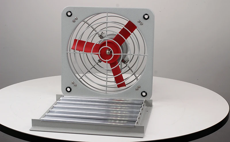 Ex D Exhaust Fan Explosion Proof Exhaust Fan With Closing Blades In ...