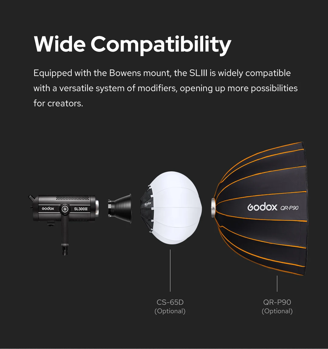 GODOX SL150III, SL200III, SL300III LED Video Lights for Studio