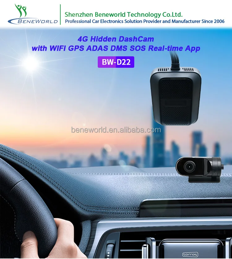Custom 4G AI Dashcam - Mobile Vehicle Car DVR Kit for Fleets