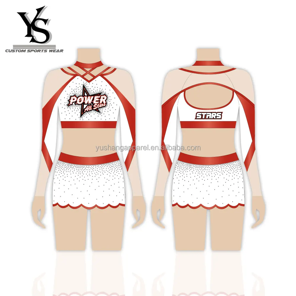 Custom Cheerleading Uniforms - Mystique Fabric Design