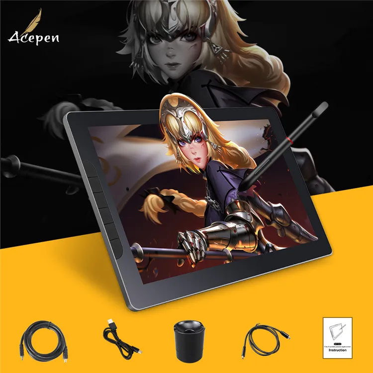 Ultra Cheap 13inch FHD 1080p Graphic Display Tablet - Acepen