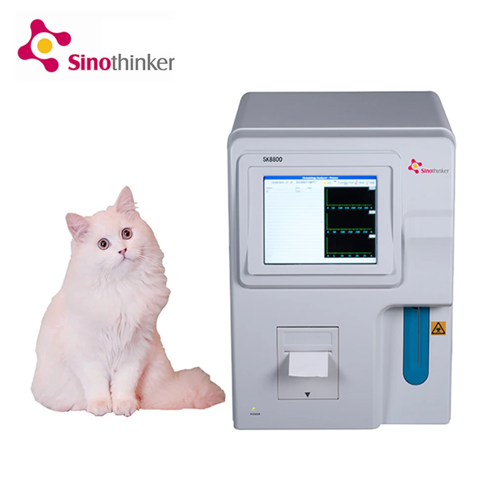 3 Part Hematology Fully Automatic Analyzer Veterinary Blood Analysis ...