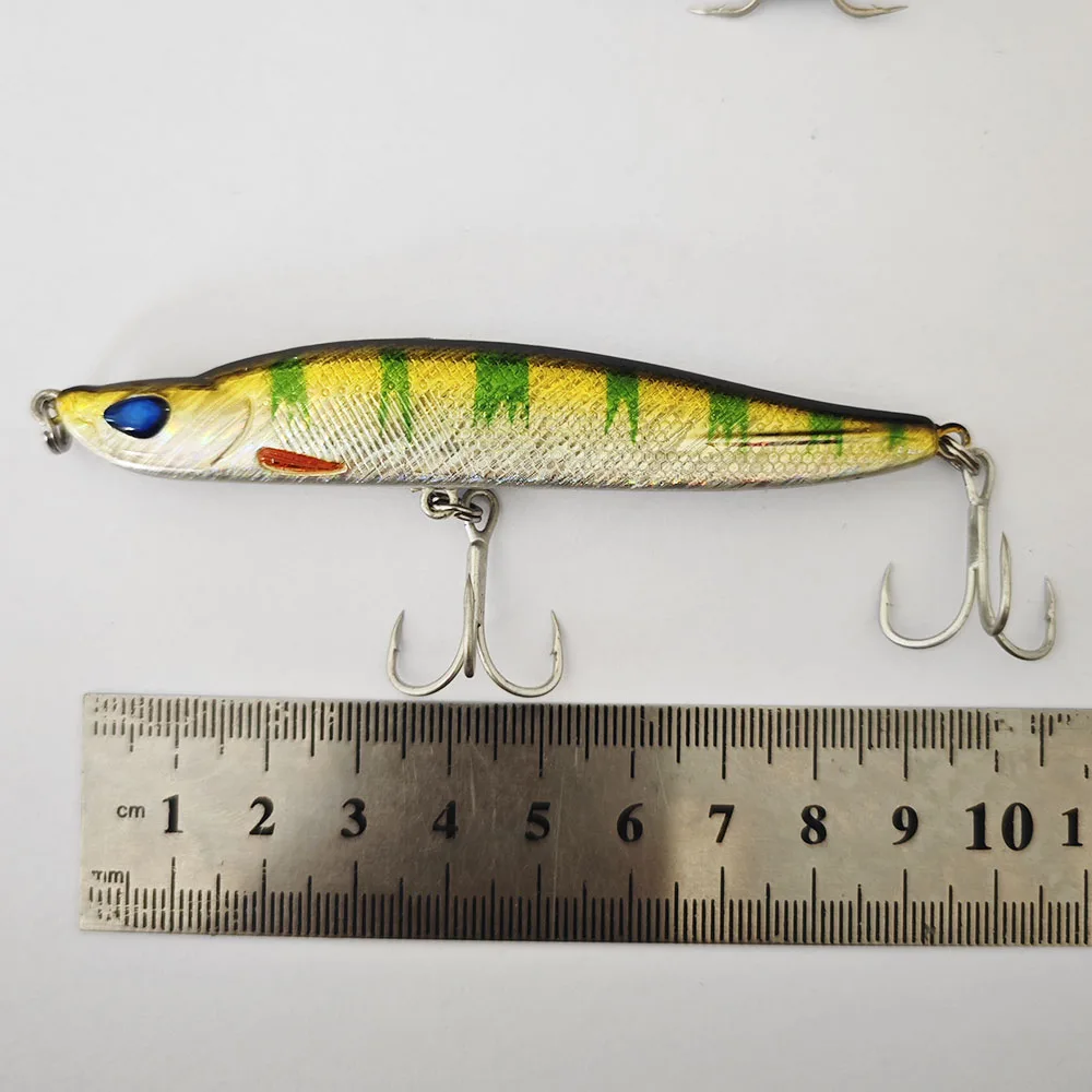 Alpha Wholesale Sinking Pencil Lure 95mm 17g Heavy Bionic Saltwater Wobbler Artificial Hard ...