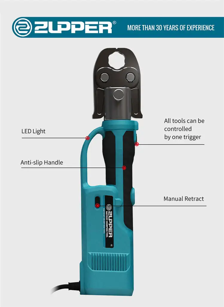 Zupper CZ-1550 Electric Hydraulic Crimping Tool - OEM | Wholesale