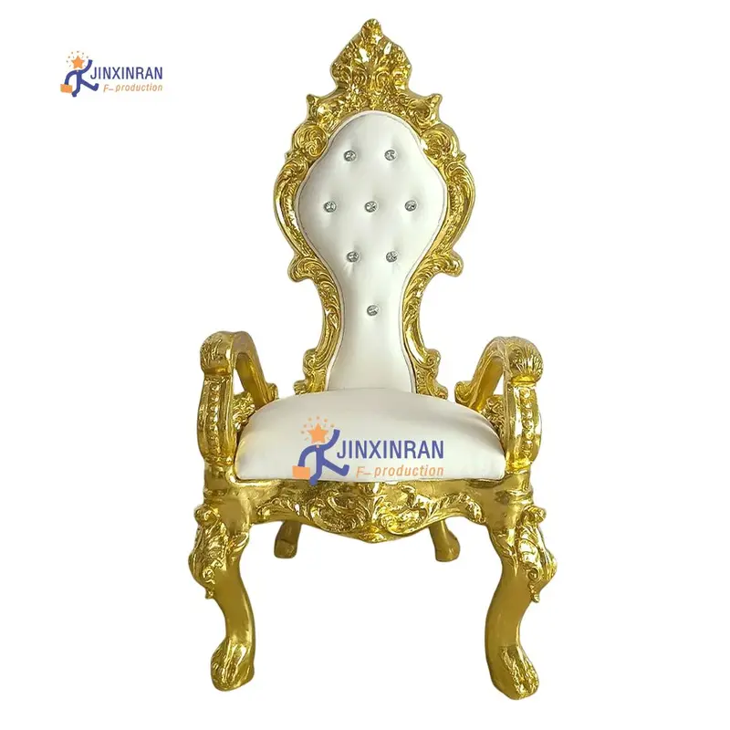 Modern New Design Luxury Wedding King Gold Throne Chairs Wedding Throne ...