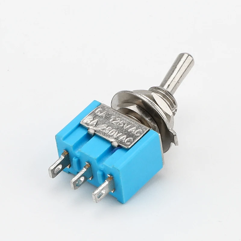 3 Pin 2 Position Mts-102 Blue Toggle Switch 6a 125vac 3a 250vac - Buy ...