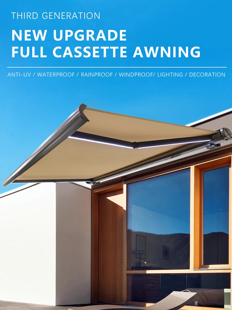 Full Cassette Awning - Durable Retractable Shade Solutions
