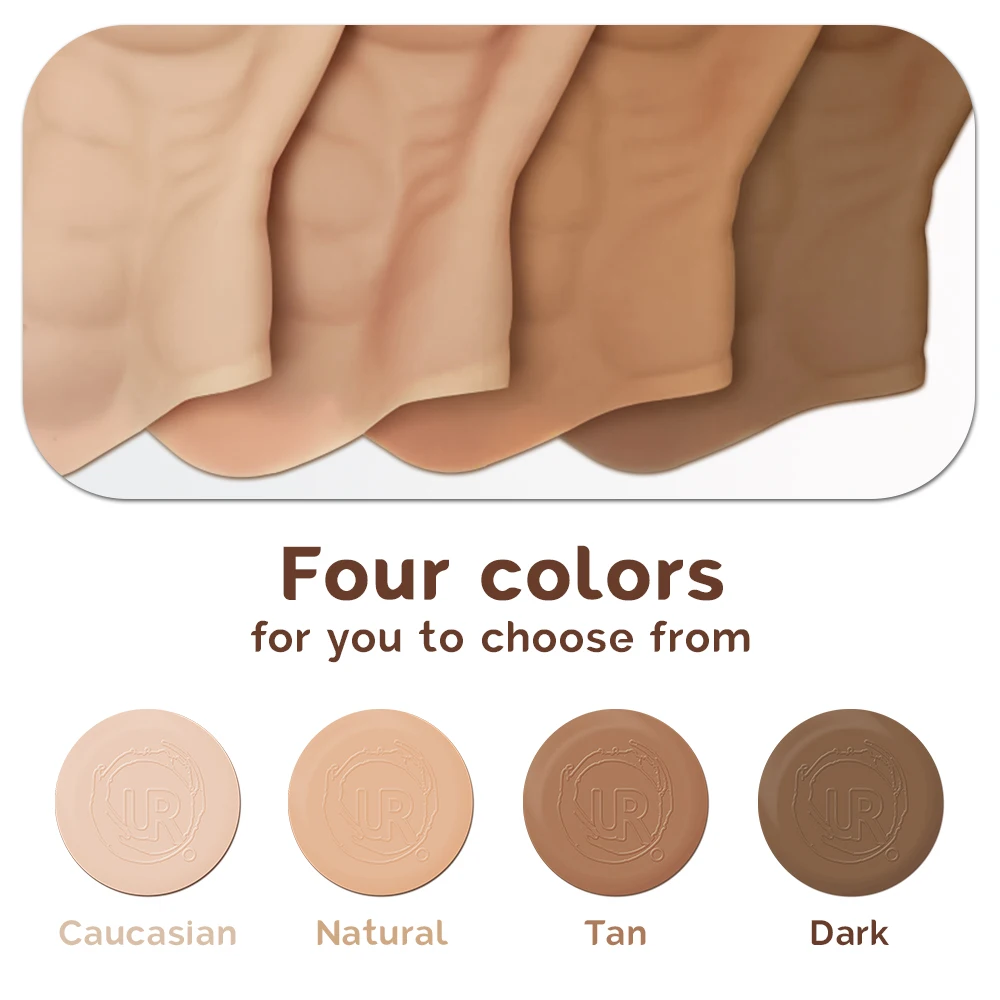 Upgraded Silicone Realistic Muscles Vest Suit Full Body Artificial ...