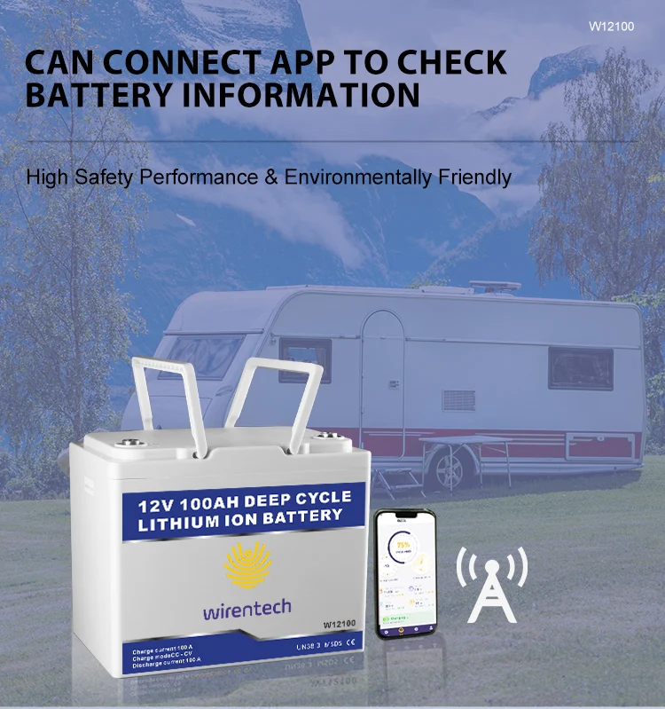 Wirentech 12v Energy Storage Lithium Battery 12v 100ah 200ah 300ah ...