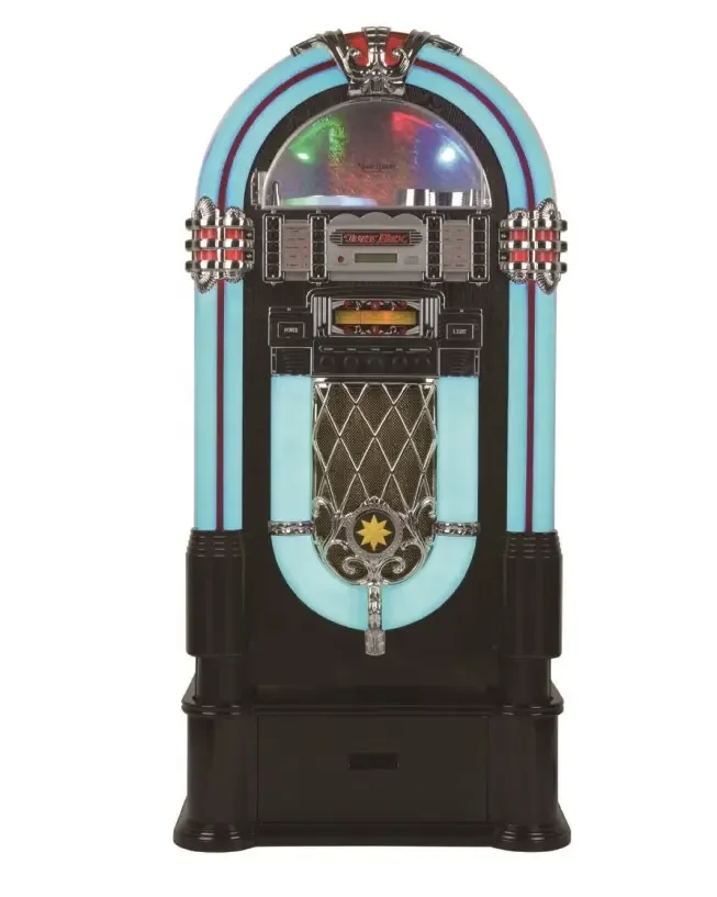 Funzone Colorful Lights CD Music Combo FM Radio Jukebox