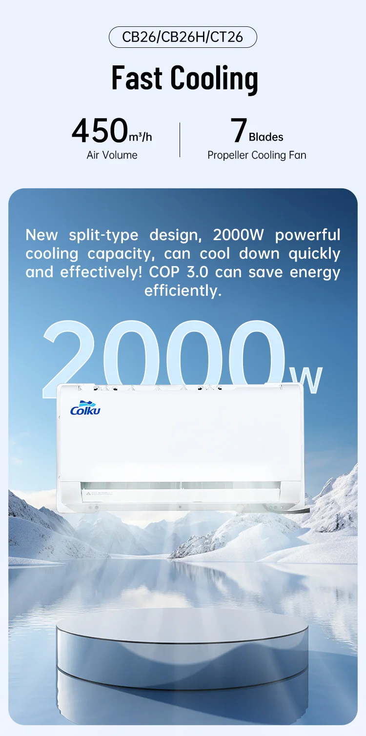 Parking Air Conditioner - 2000W Top-Mounted AC for Trucks