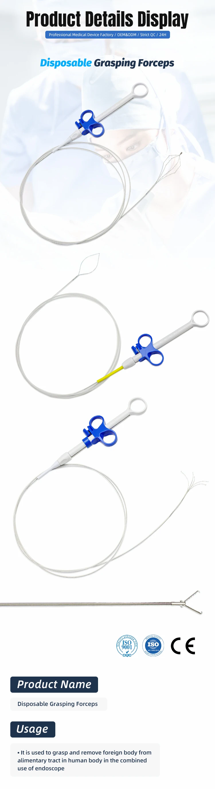 Disposable Surgical Instruments Endoscopic Laparoscopic Flexible ...