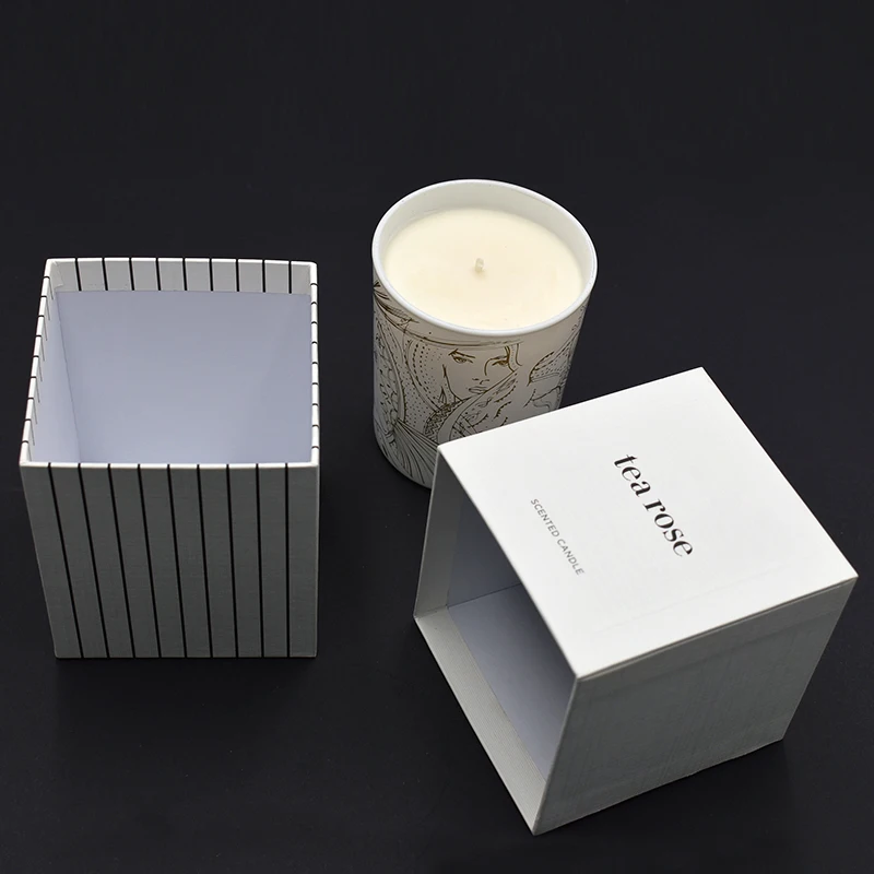Custom Logo Tealight Rigid Cardboard Box - Eco-friendly