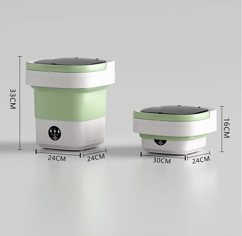 Portable Mini 12L Electric Washing Machine for Home & Hotel Use