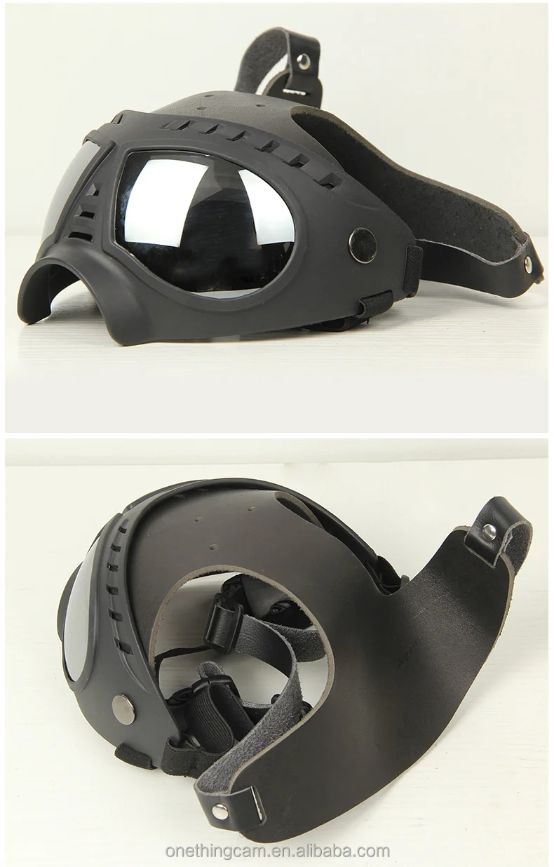 K9 Helmet Shape - Dog Tactical Helmet with Glasses Design