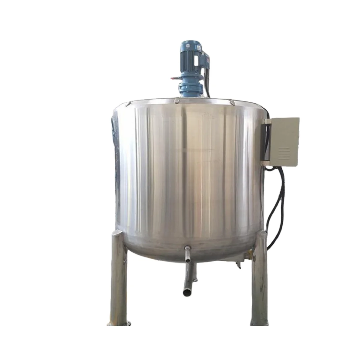 Stainless Steel Jacketed Heat Electric Chemical Agitator Mixer Machine ...