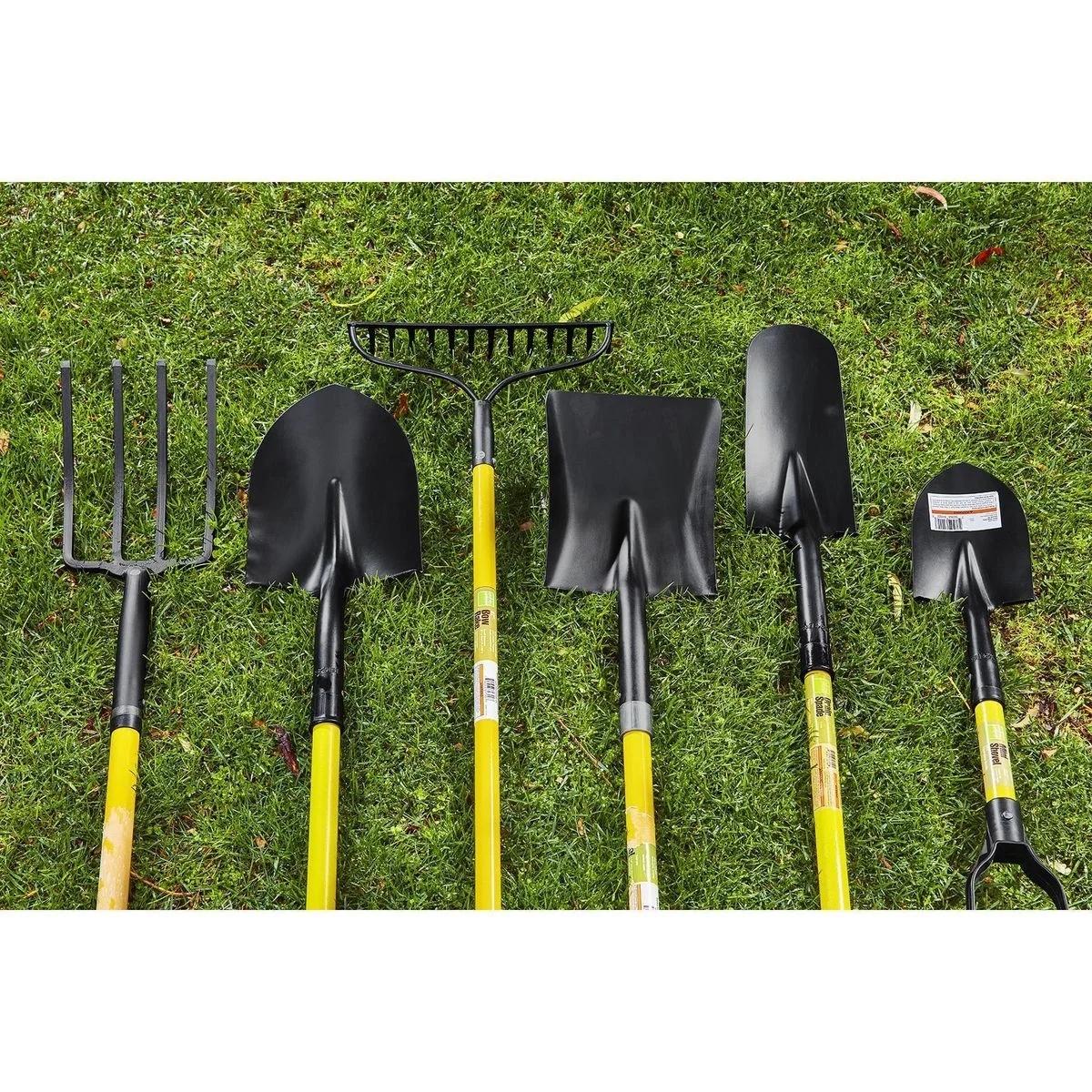Shop Our Garden Tool Set - Durable Pickaxe Rake Hoe Shovel