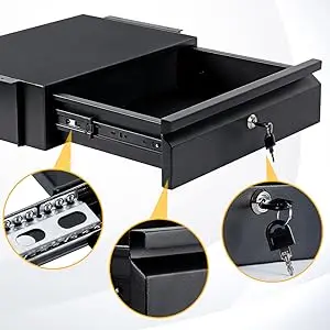 Jh-mech Pull-Out Office Hidden Counter Drawer - Durable & Versatile