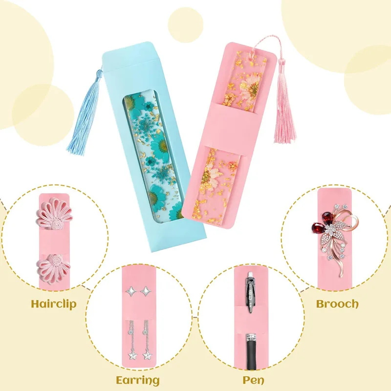 Custom Lovely Wrapping Paper Bookmark Sleeve Packaging