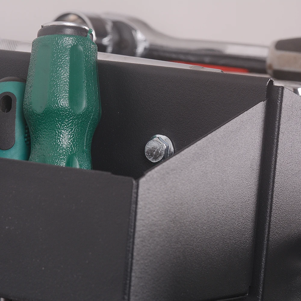 Black Motorcycle Tool Cabinet Rolling Tool Box Cabinet Chest Storage ...