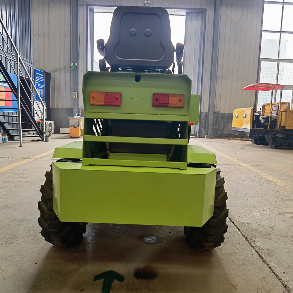 Small Mini Skid Steer Electric Earth-moving Machinery Front End Loader ...