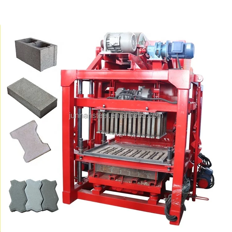 interlocking concrete brick machinery concrete block small scale brick ...