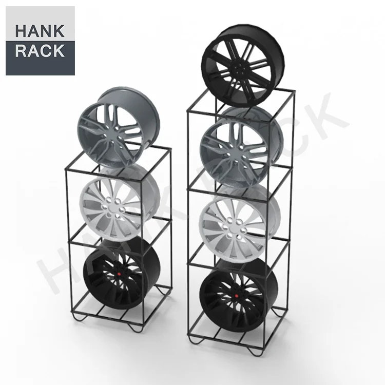 Car Rim Stand - Efficient Wheel Storage & Display Rack