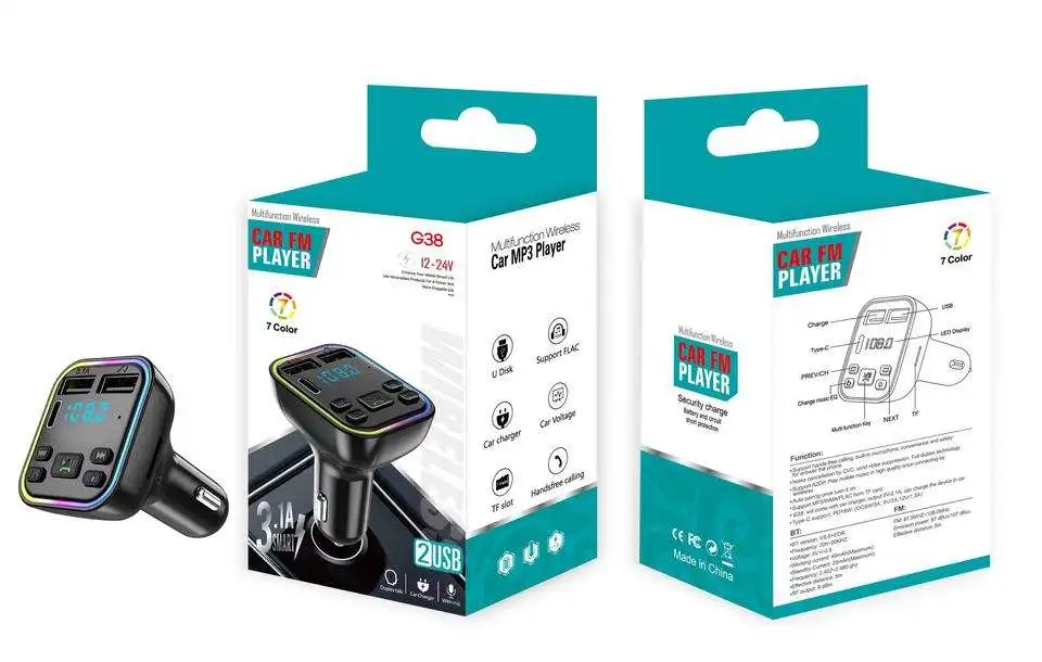 Type C Usb Wireless Radio Bluetooth Car Kit Handsfree Mp3 Player ...