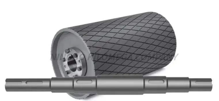 Conveyor Pulley Heavy Duty Roller Belt Conveyor Steel Pulley Drum ...