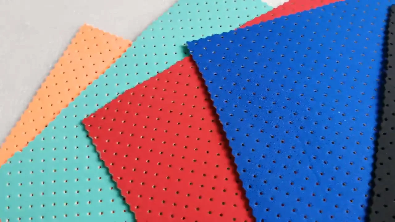 Different Perforated 3mm Rubber Fabric Material Sheet Roll Neoprene ...