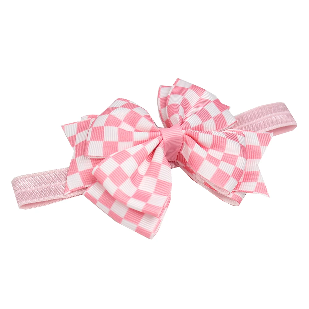 Racing Team Hair Bows Checkered Flag Hand Bows for Girls Racing ...