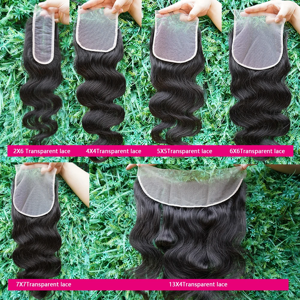 4x4 5x5 Swiss Scalp HD Lace Closure - Remy Hair Extensions