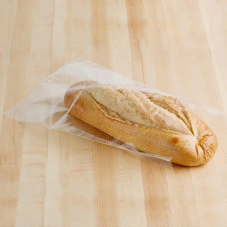 Transparent Plastic Pe Micro Perforated Biodegradable Plastic Opp Bread ...
