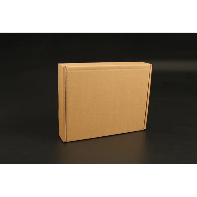 Custom Logo Brown Corrugated Cardboard Mailer Box for Luxury Apparel ...