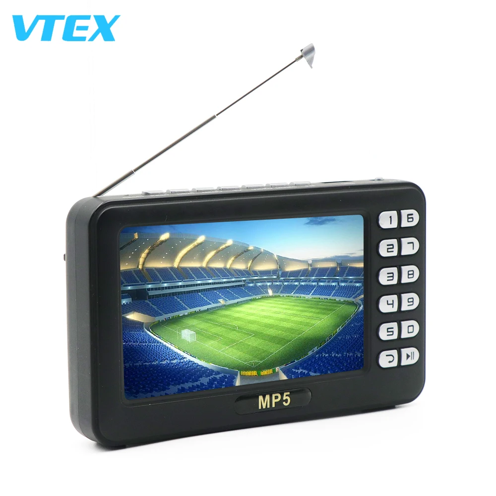 4.3 Inch Portable Mini TV for Car Use - Small Handheld LCD Television ...