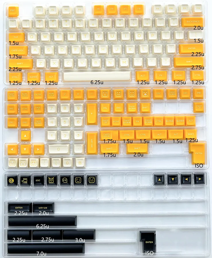 GMK Double Shot PBT SA Profile DIY Keycaps Set ISO Enter Keys for ...