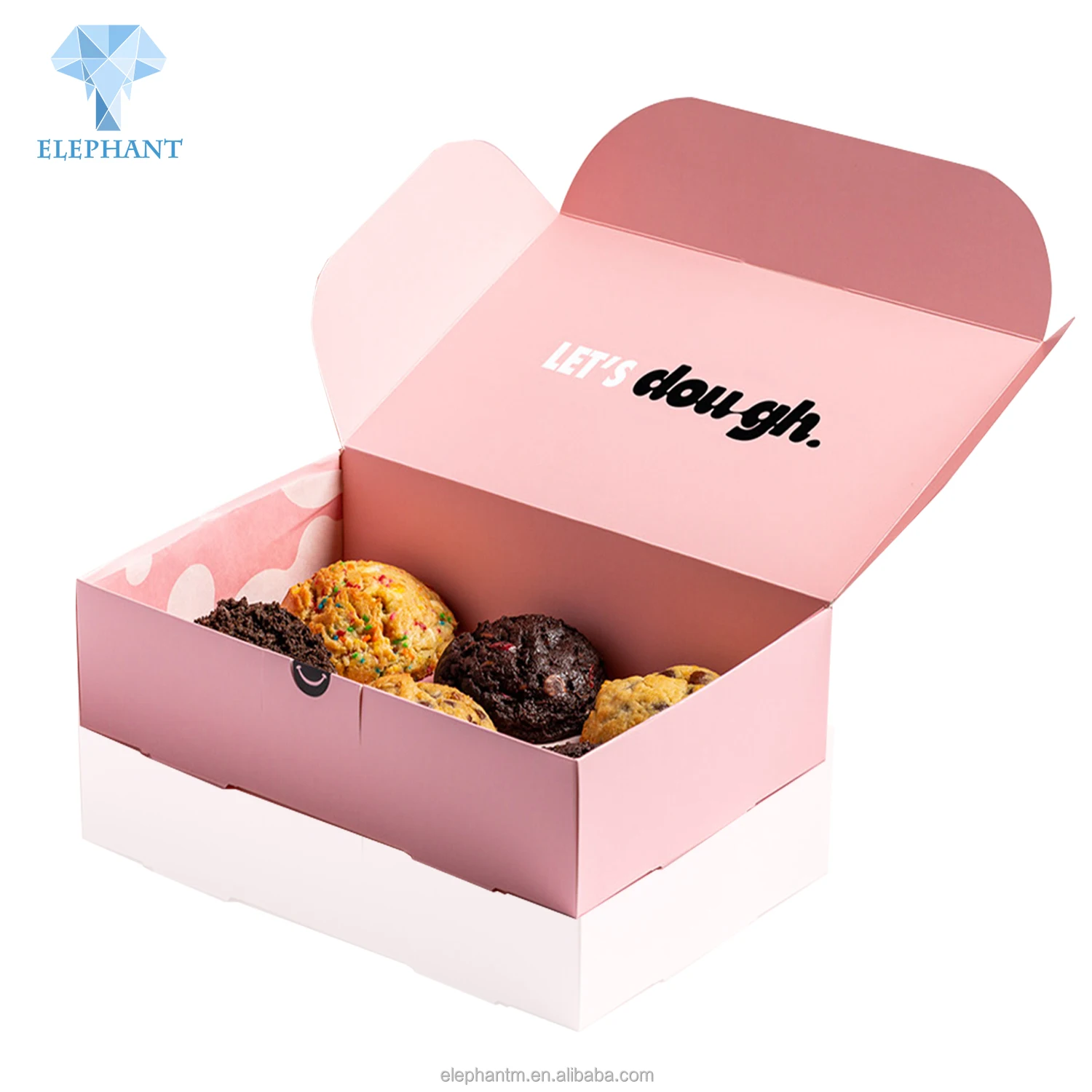 Custom Biodegradable Packing for Cake, Biscuit, and Donut