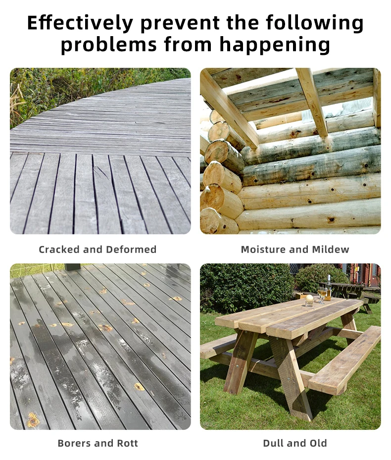 Clear And Multi-color Formulations Of Termite Resistant Outdoor Rot ...