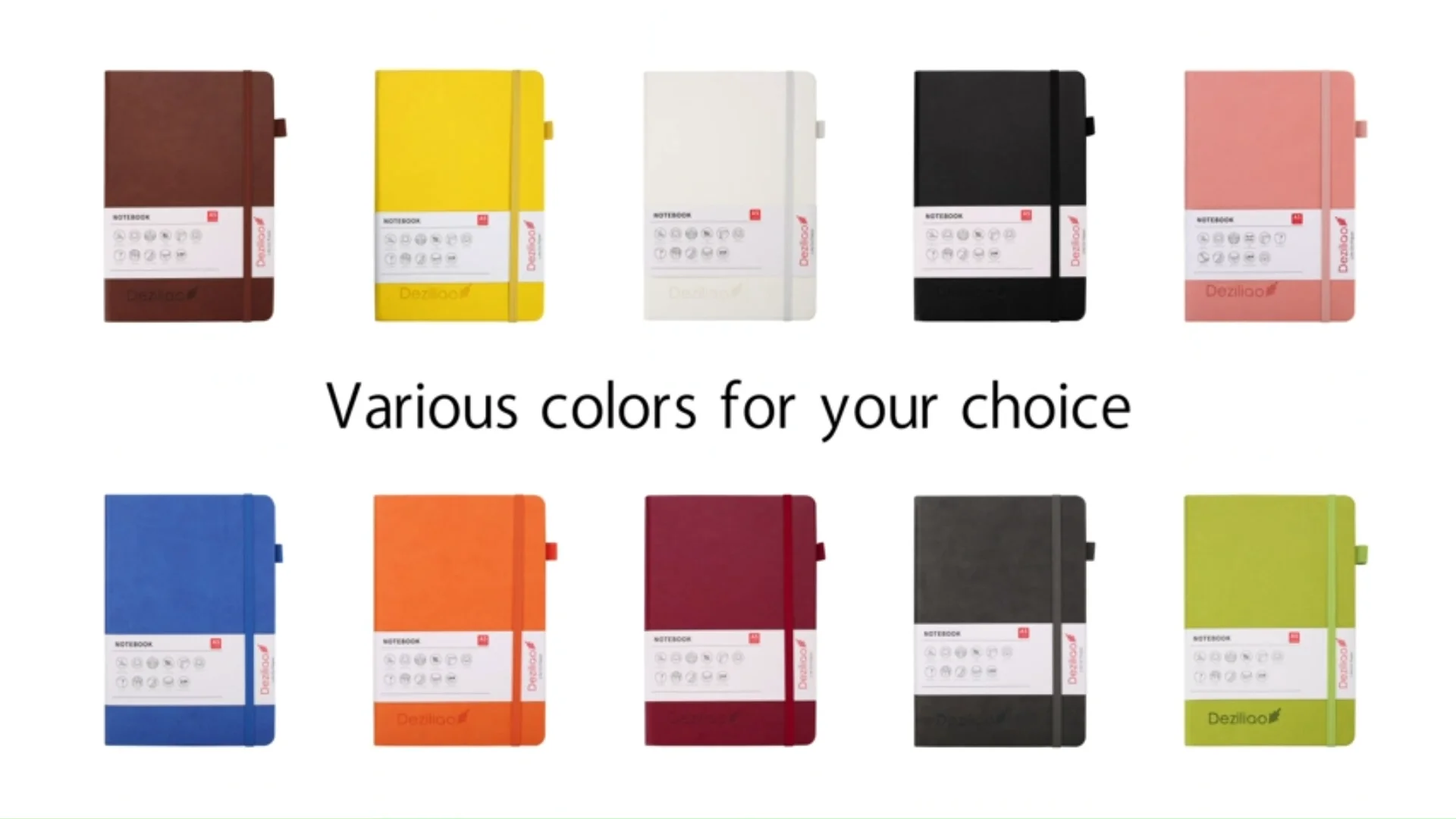 Wholesale Customizable School Paper Note Book Cuaderno Custom A4 A5 A6 ...