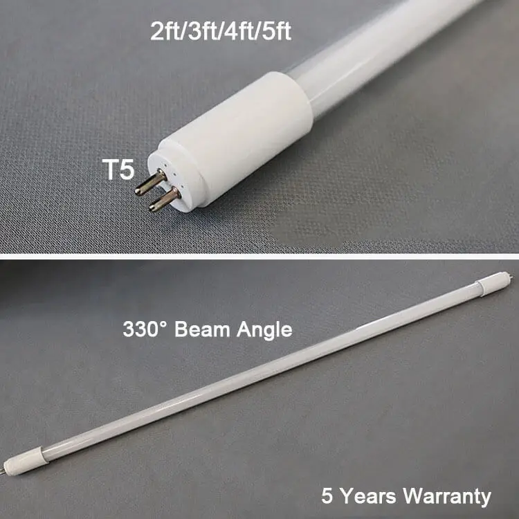 3000k 6000k 6500k LED T5 Tube G5 Base - Efficient Lighting