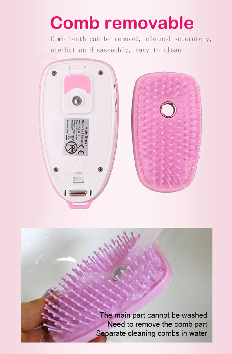 Hand-held Mini Handy Usb Charging Nano Mist Sprayer Vibrate Scalp ...