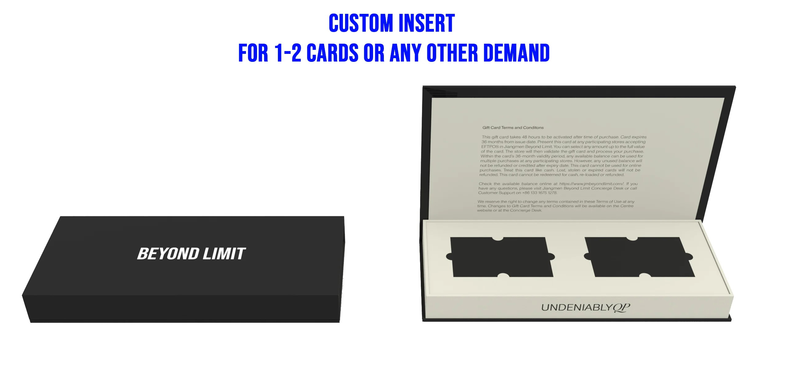 Custom Logo Luxury Gift Vip Credit Card Packaging Box