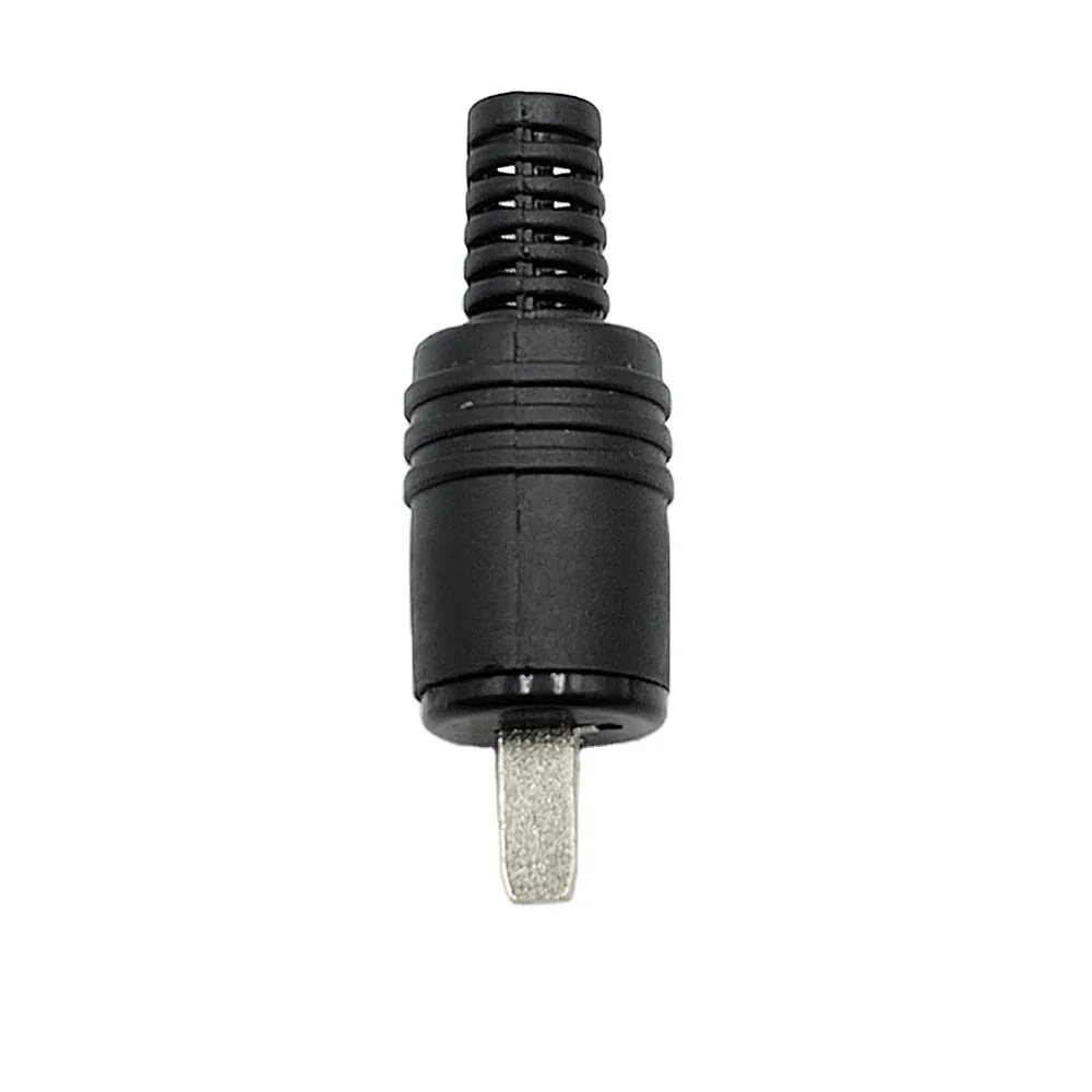 2pin Mini Din Male Jack Round And Flat Pin Plug 2 Pin Din Connector For ...