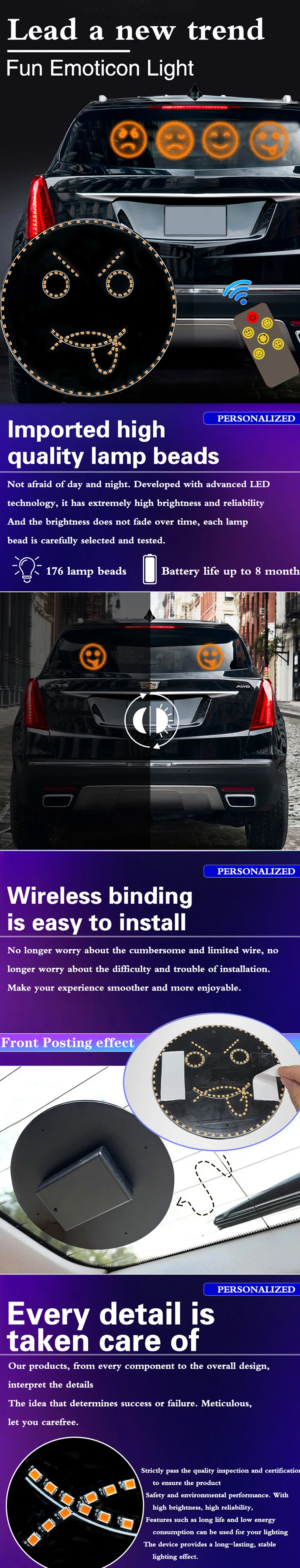 Car Emotion Light - Express Yourself with LED Flashing