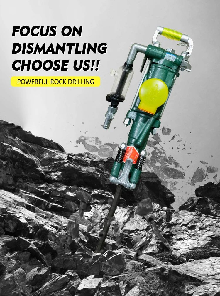 High Quality Compressed Air Pneumatic Rock Drill Hand Held Hammer With ...