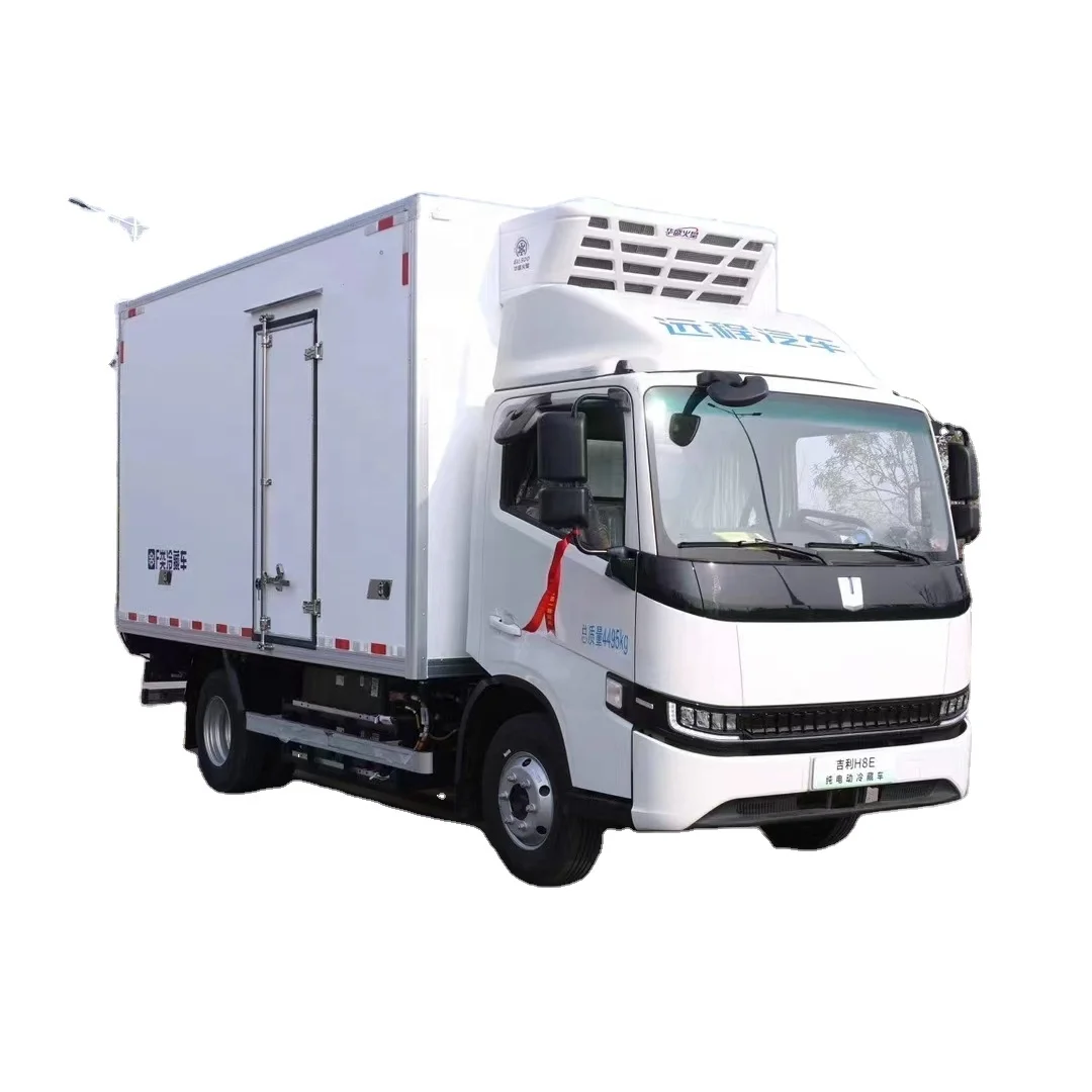 Geely Electric Refrigerated Van Truck Freezer Cargo Van Truck Small ...