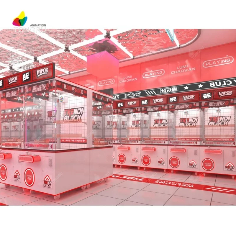 Singapore Claw Machine Free Layout Design Supplier Arcade Standing ...