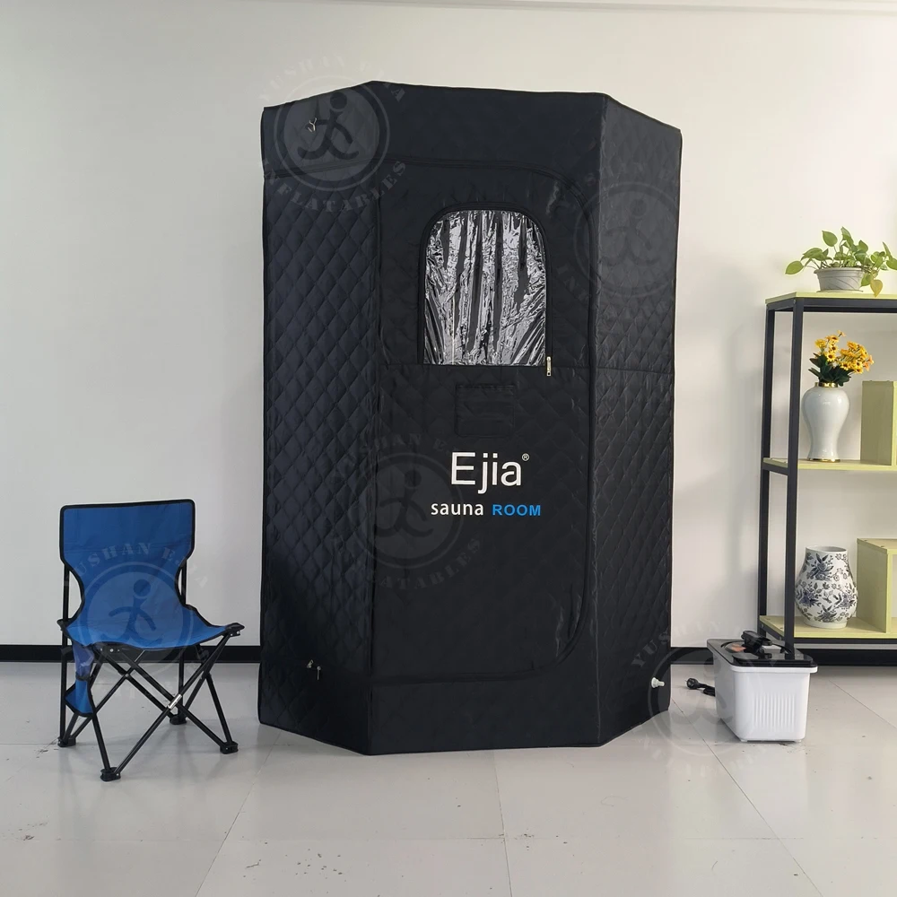 Saunaking Portable Steam Sauna Box Indoor Portable 2.6L Steam Wet Sauna ...